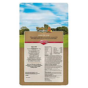 Kaytee Timothy Hay Complete Plus Fruits And Vegetables Guinea Pig Food, 5-Lb Bag