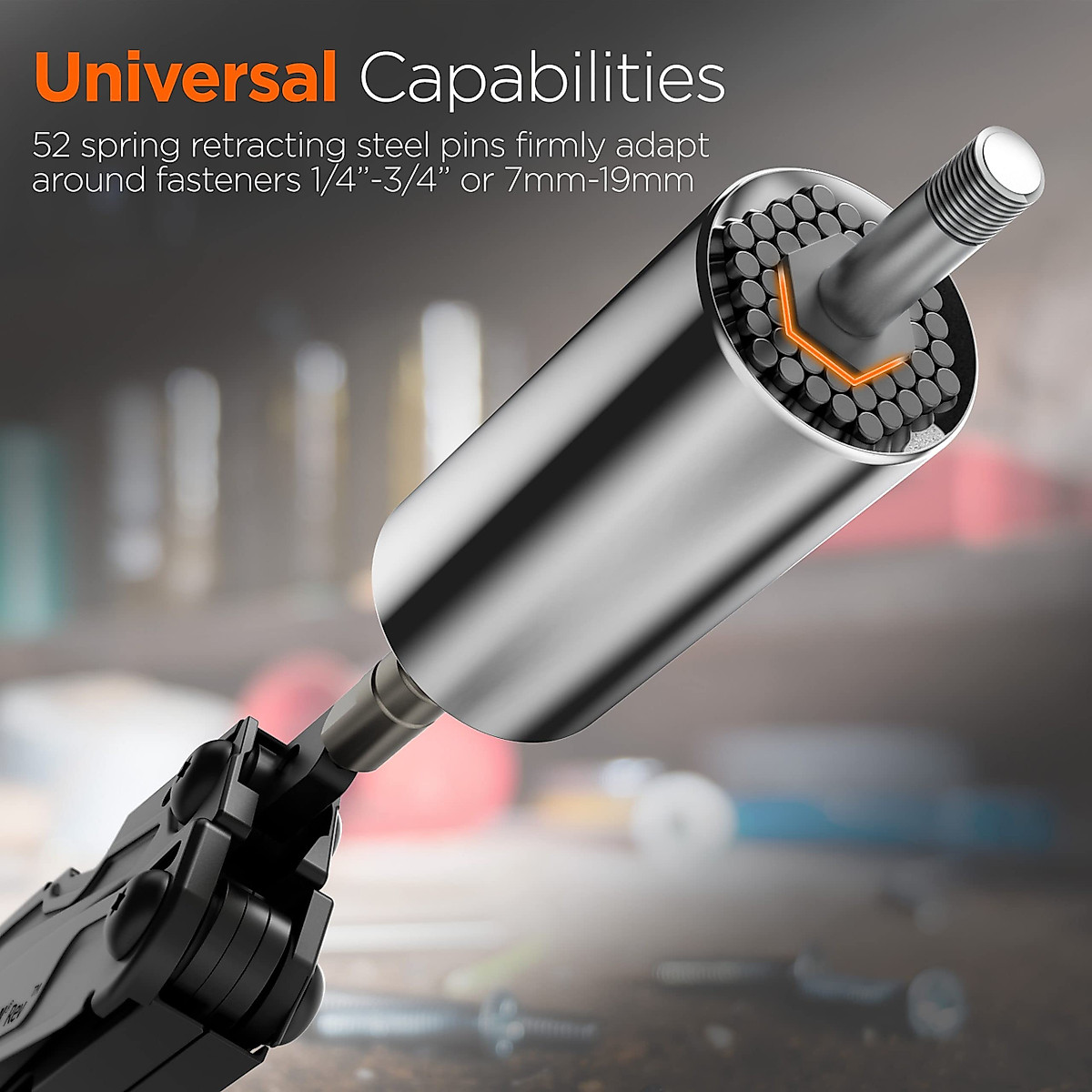 Galvanox Universal Socket Adapter Compatible with Leatherman Flat Bit System - Skeletool, Surge, MUT, Wave Plus and Signal Multitool Kit Set (Multi-Tool Accessories)