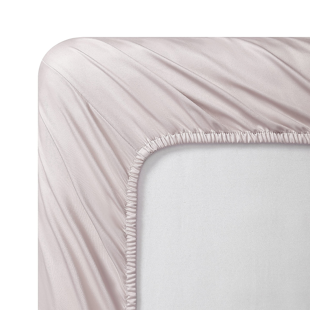 Vera Wang - Queen Sheet Set, Luxury Sateen Cotton Bedding, 800 Thread Count, Soft & Smooth Home Decor (Rose Quartz, Queen)
