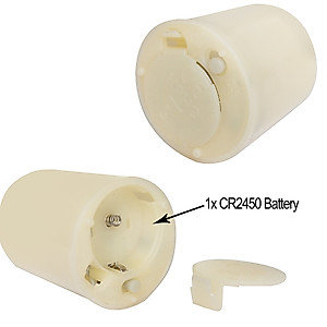 iZAN 6-Pack Flameless Battery Operated LED Tealight Candles with Remote Waved-top Flickering Electric Decorative Tea Lights for Christmas Home Party Wedding Decorations1.5”x1.5” Batteries Included