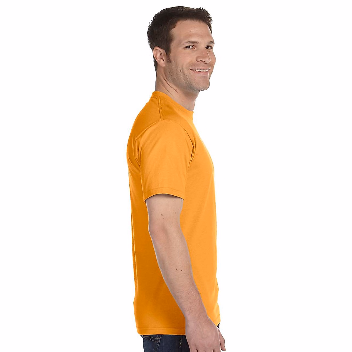 Hanes 5.2 oz., 50/50 ComfortBlend EcoSmart T-Shirt, Small, Lime