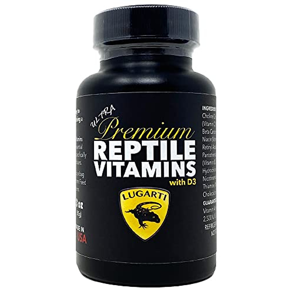Lugarti Ultra Premium Reptile Vitamins - with D3-3 oz