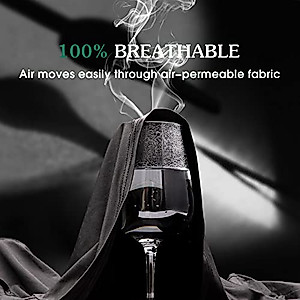 Hiaksedt Pack N Play Blackout Cover, Crib Canopy Cover for Pack and Play, Breathable Blackout Tent for Travel Crib, Portable Stretchy Netting Cover for Indoor Outdoor Travel Playard