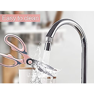 SYMGILA Kitchen Shears Scissors Heavy Duty, Kitchen Scissor Multi-Purpose Stainless Steel Sharp, Kitchen Scissors for Chicken/Poultry/Meat/Vegetables/Herbs/BBQ (Pink)