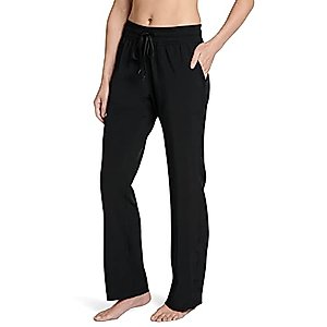 Jockey Women's Activewear Adjustable Ankle Pant, Black, M
