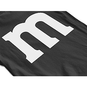 M Halloween Team Costume Funny Party Men's T-Shirt, L, Red