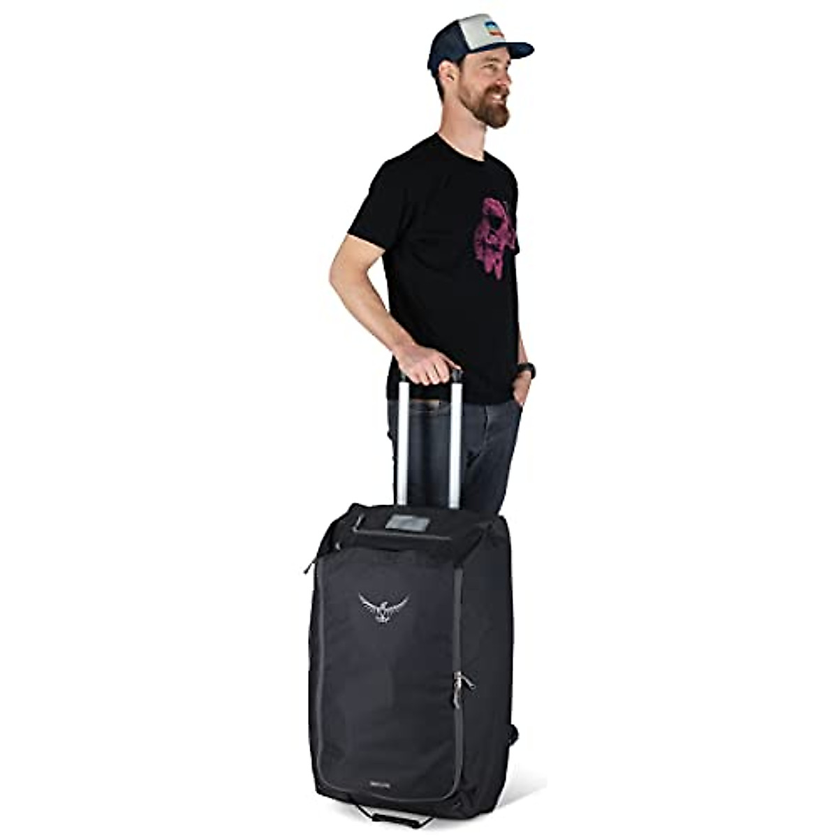 Osprey Daylite Wheeled 85L Duffel/Carry-On Luggage, Black