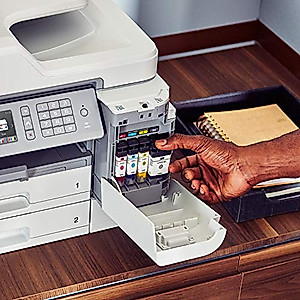 Brother Inkjet Printer, MFC-J5945DW, INKvestmentTank Color Inkjet All-in-One Printer with Wireless, Duplex Printing, NFC and Up to 1-Year of Ink-In-box, Amazon Dash Replenishment Ready