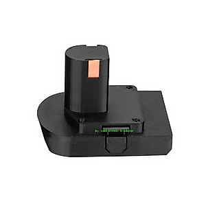 X-Adapter 1x Adapter for Ryobi 18v Tools Works On Bosch 18v Blue Professional Batteries (Not 18v PBA All Battery)- Adapter Only, Black (BS-RY18)