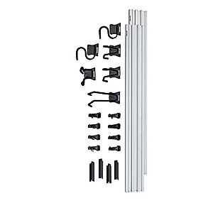 CRAFTSMAN Versatrack Garage Storage System, Storage Rail with 20 Piece Set Mounting Accessories (CMST22000)