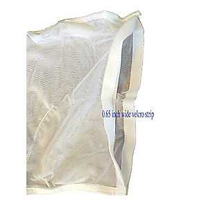 ATIE K16 Pool Cleaner All Purpose Bag with Hook and Loop Fastener Enclosure for Polaris 280, 480 Pool Cleaner All Purpose Bag K16 (2 Pack)