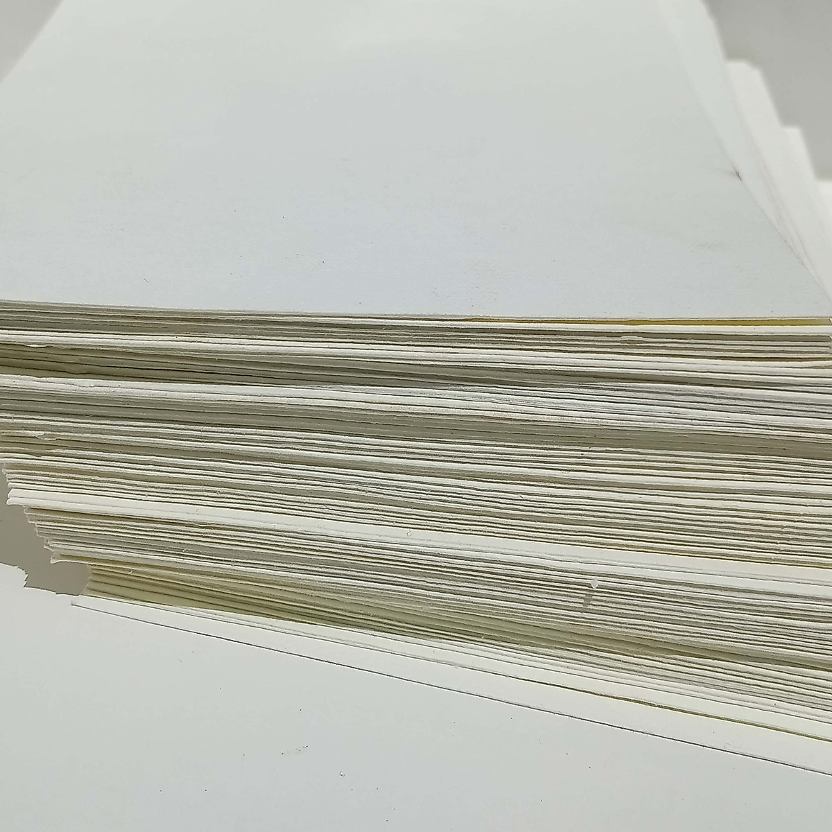 E-Tailor® 5x7" Wedding Invitation Paper, Baby Shower Card Stock Handmade Paper, Cotton Paper, Wedding Paper, Smooth Watercolor Paper, Calligraphy Paper, Rag Paper 300gsm Pack of 50 Blank Card Stock