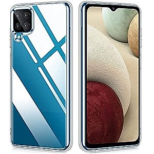 Vakoo Case for Samsung Galaxy A12 Case, 6.5-Inch, Ultra Clear Hard PC Back+Soft TPU Bumper Protective Phone Cover