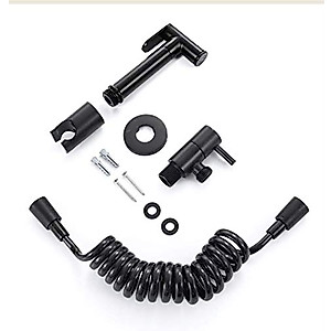 JIYTG Chrome Toilet Bidet Bidet Spray Gun SetBidet Faucet Toilet Spray Gun Body Cleaner