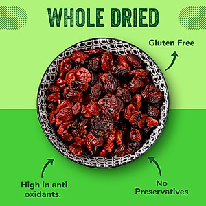 Dried Cranberries Original 4 lbs,(64oz) Batch Tested Gluten & Peanut Free | Resealable Bag | High in Antioxidant | Great for Salads Cooking, and Mixes/Sweetened