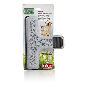 Lixit Animal Care Dog, Cat, and Small Animal Food Bag Clip (Granite)