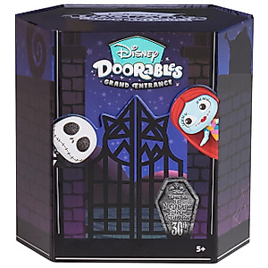 DOORABLES Disney Grand Entrance 3-inch Collectible Figures Jack Skellington and Sally, Kids Toys for Ages 5 Up, Amazon Exclusive by Just Play