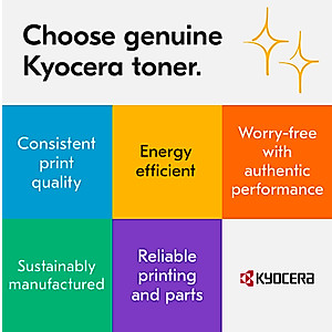 Kyocera TK-1162 Black Toner Cartridge for P2040dw and P2040dn Laser Printers, Up to 7,200 Pages, Genuine Kyocera (1T02RY0US0)