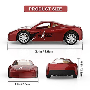 8 PCS Pull Back Cars Toys Set, Friction Mini Toy Cars Set, Party Favors for Toddler, Fun Bulk Race Car Set for Kid Ages 3 4 5 6 Years Old and Party Gifts for Kids Birthday, New Year's Eve