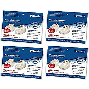 Petmate 24pk Fresh Flow Fountain Replacement Filters