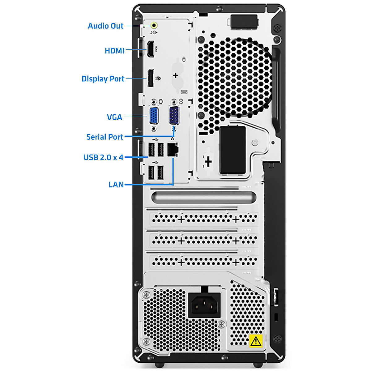 Lenovo V50T Gen 2 Desktop Tower, Intel i9-11900K, 64GB RAM, 2TB NVMe SSD, UHD Graphics 750, USB C, DisplayPort, HDMI, VGA, DVD, Card Reader, AC Wi-Fi, Bluetooth, Windows 11 Pro, Black