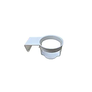 Lawn Chair USA Attachable White Cup Holder for Large Cans, Bottles, Cups, and More | Only Fits Lawn Chair USA Chairs