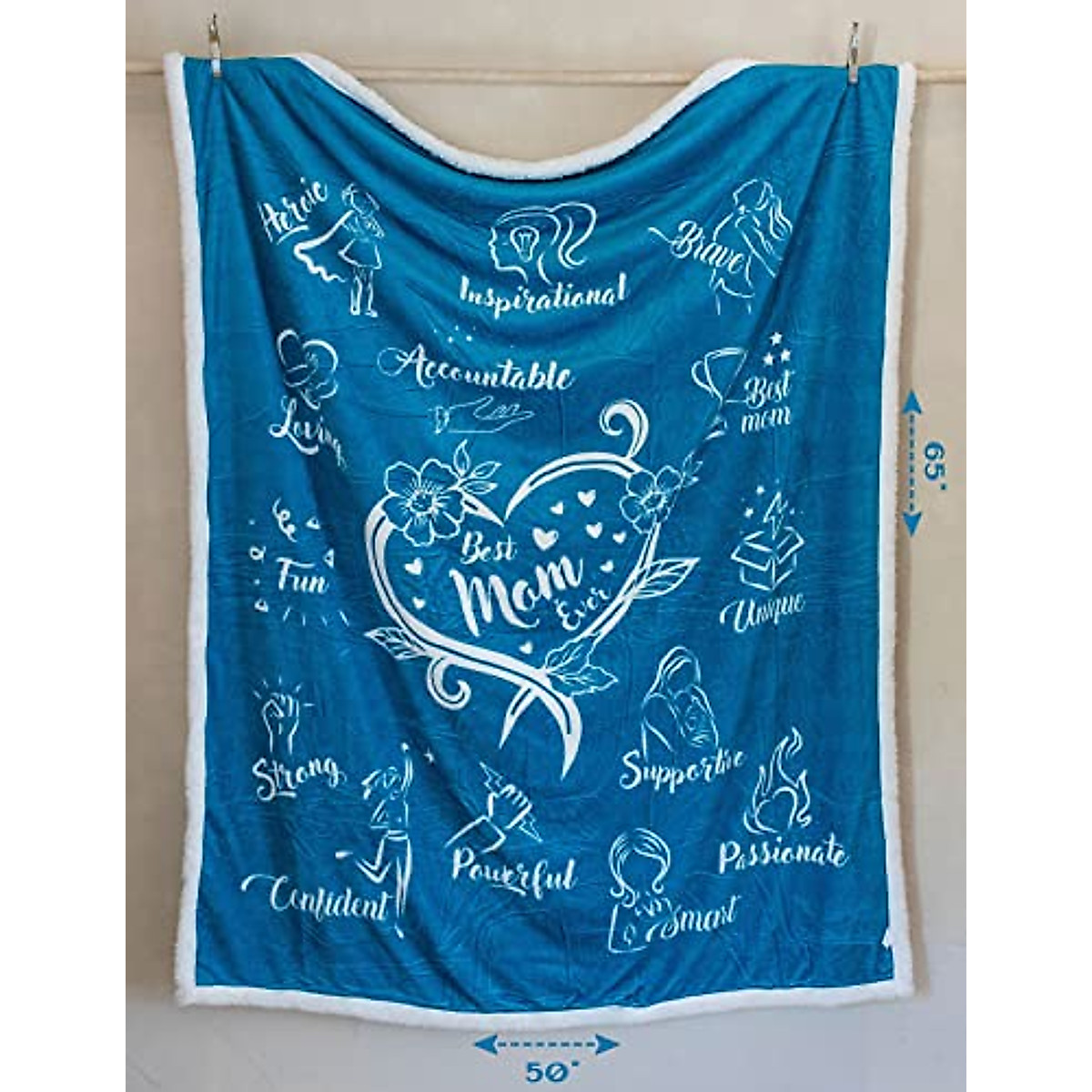 Gifts for Mom Softest Throw Blanket (65" x 50") and Sherpa Socks Gift Set, Birthday Gifts for Mom, Mom Gifts, Moms Birthday Gift Ideas, Mom Birthday Gifts, Gifts for Mom from Daughter, Mother Gifts.