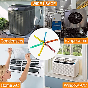 Catilon FCR6 Fin Comb Set for Air Conditioner, FCR6 Coil Fin Comb Tool