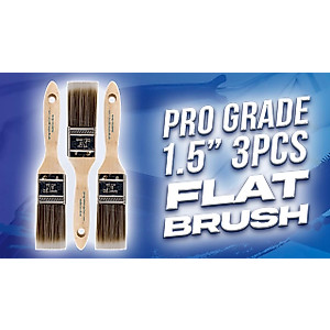Pro Grade - Paint Brushes - 3Ea 1.5" - Brush Set