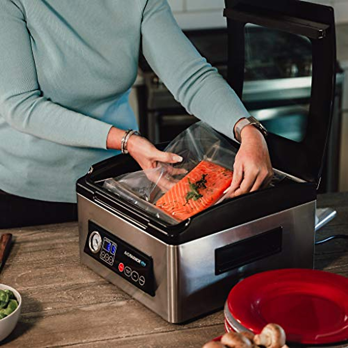 Avid Armor – Chamber Machine Pouches, Pre-Cut Chamber Vacuum Sealer Bags, Heavy Duty Seal Pouch, BPA-Free Chamber Sealer, 6 x 12 inches, Pack of 250 Vacuum Chamber Pouches