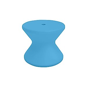 Ledge Lounger in-pool Side Table with Umbrella Hole (Light Blue)