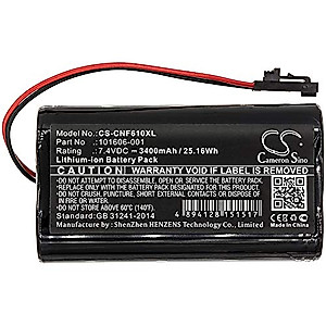 FYIOGXG Cameron Sino Battery for ComSonics 101610-DF, QAM Sniffer 3400mAh / 25.16Wh