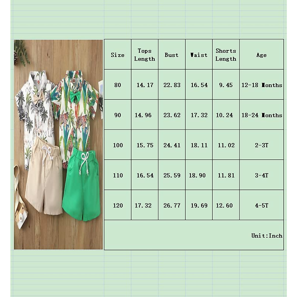 Hnyenmcko Infant Toddler Baby Boy Summer Clothes Short Sleeve Dinosaur Print Button Down Shirt Shorts Set Hawaiian Outfit (Dinosaur Brick Red, 18-24 Months)