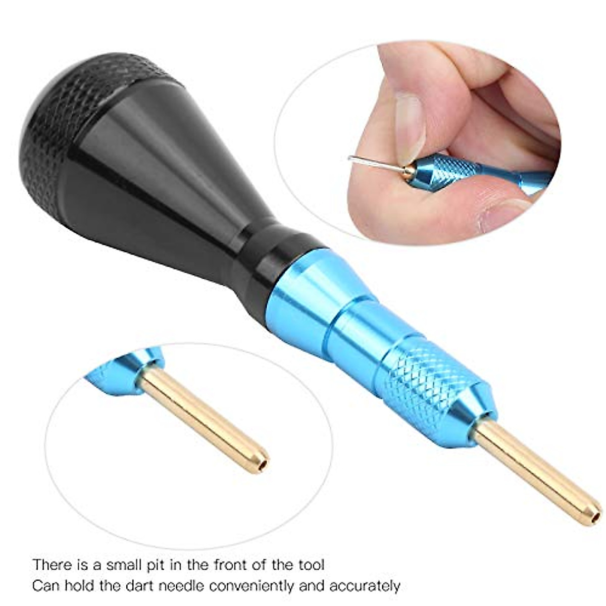 ZYHA Soft Tip Removal Tool, Quickly Board Durability and Corrosion Resistance Convenient Darts Tool for Darts(Blue)