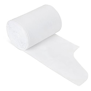 Plasticplace 4 Gallon Trash Bags │ 0.5 Mil │ White Garbage Can Liners │ 17" x 18" (250 Count)