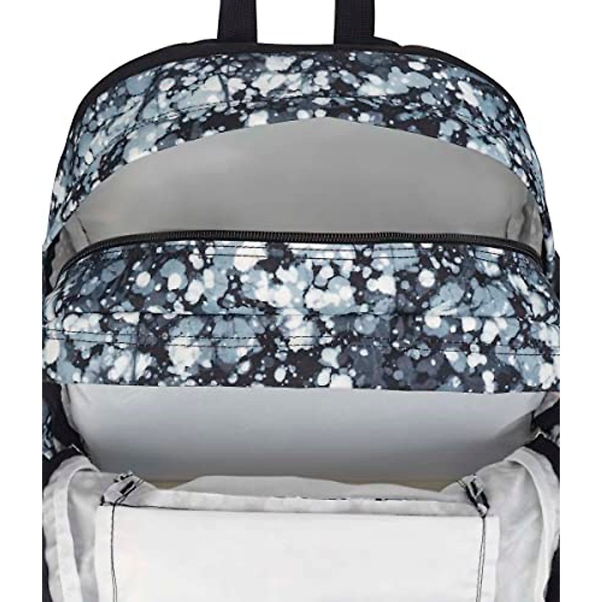 JanSport Main Campus Backpack - Travel or Work backpack w 15-Inch Laptop Sleeve and Dual Water Bottle Pockets, Batik Dots