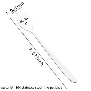 Wedding Gifts for Couples I Do Me Too Spoons for Bride Groom Wedding Engagement Gifts for Boyfriend Girlfriend Engraved Tea Coffee Spoon Birthday Anniversary Christmas Gifts for Wife Husband Couple