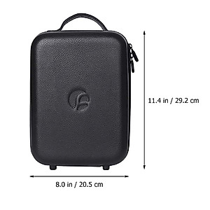 EXCEART Vr Glasses Handbag Zip Storage Bags Glasses Headphones Portable Gaming Bag Pouch Handheld Case Mini Hard Carrying Case Vr Goggles Bag Storage Box Shockproof 3d Suede Lining