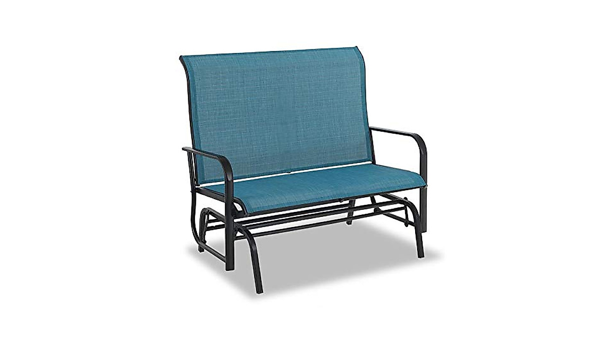 Buy PHI VILLA 2 Seat Outdoor Patio Glider Bench - Strong & Comfortable