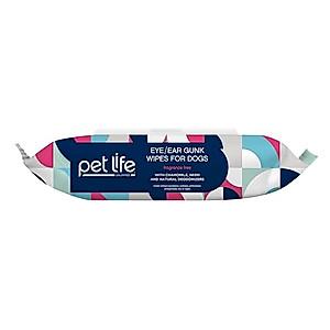Pet Life Unlimited Dog Ear Wipes, Dog Eye Wipes - Plant-Based Dog Ear Cleaner Wipes with Moisturizing Aloe Leaf & Soothing Chamomile - Fragrance Free Eye and Ear Wipes for Dogs - 30 Count (Pack of 4)