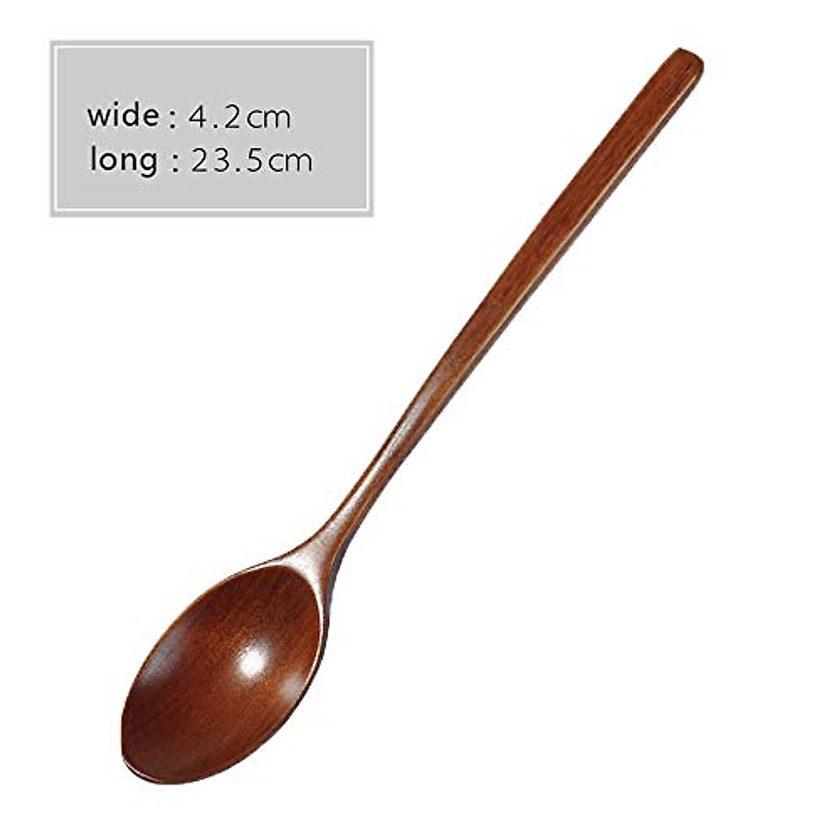 YUUAND Kitchen Utensil Soup-Teaspoon Tools Tableware Wooden Cooking Fork Spoon Kitchen，Dining Bar,Cooking Spoon & Spatula Tools Perfect for Non-Stick