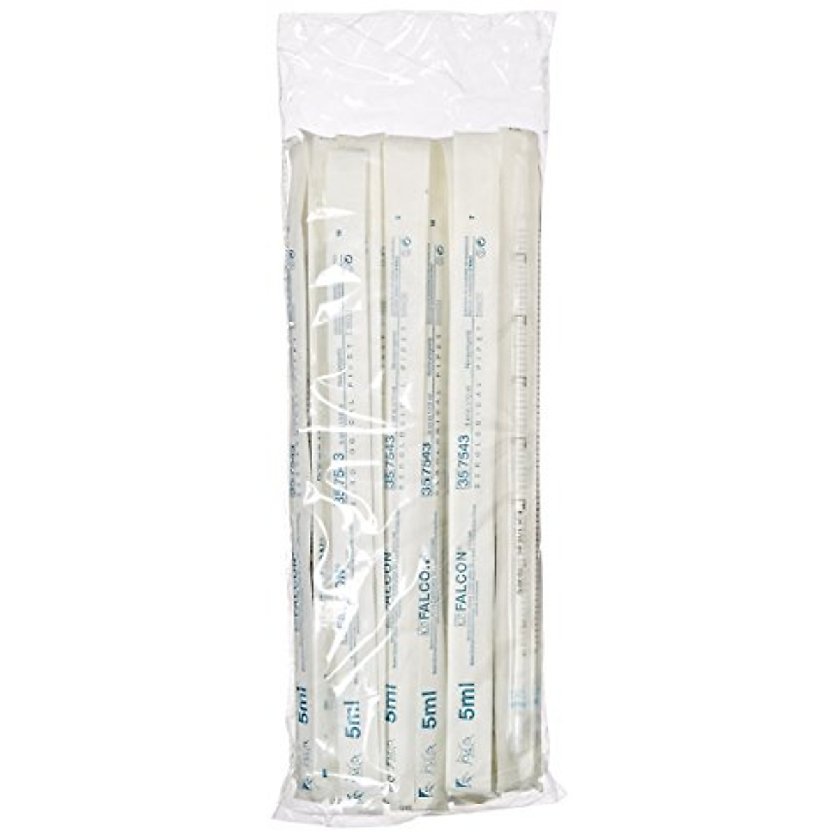 Corning Falcon 357543 Polystyrene Serological Pipet, 5mL Capacity (Case of 200)