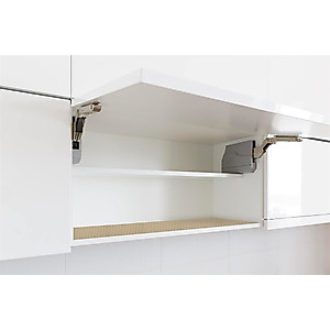 SteadMax Shelf Liner, 15 inches x 6 feet Total, Non-Slip Ultra-Grip Mats for Kitchen or Bathroom Shelves, Cabinets, Pantry, Tool Box, Non-Adhesive Drawer Liner, Durable, Strong, Ivory (2 Pack)