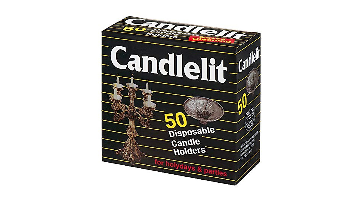 Disposable Aluminum Candle Holders - 50 Pcs for Parties & Holidays