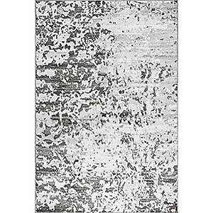 nuLOOM Meaghan Contemporary Abstract Area Rug, 3' x 5', Grey