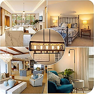 12Packs Vintage LED Edison Bulbs, 60W Equivalent 7W, 800Lumens, Dimmable ST64 Antique LED Filament, Soft Warm White 2700K, E26 Medium Base Light Bulbs High Brightness Clear Glass for Bedroom Office