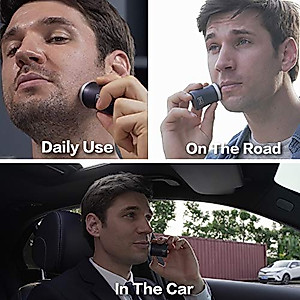 EVO Shaver: World's Smallest Shaver Ever,Travel Men's Shaver,Pocket Size,Men's Electric Razor,Multifunction Portable Travel Shaver for Men's Beard Shaving Trimming Grooming (Evo Shaver)