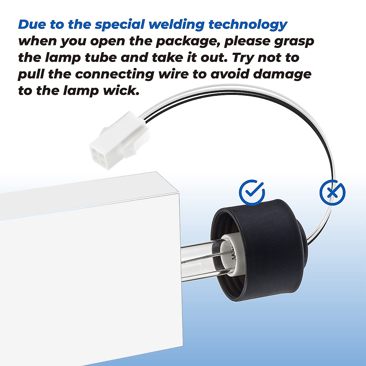 ANTOBLE 6472-841 Clear Ray XL Bulb Pool Spa Hot Tub UV Bulb Replacement for Jacuzzi and Sundance Spas Clearray Water Purification System