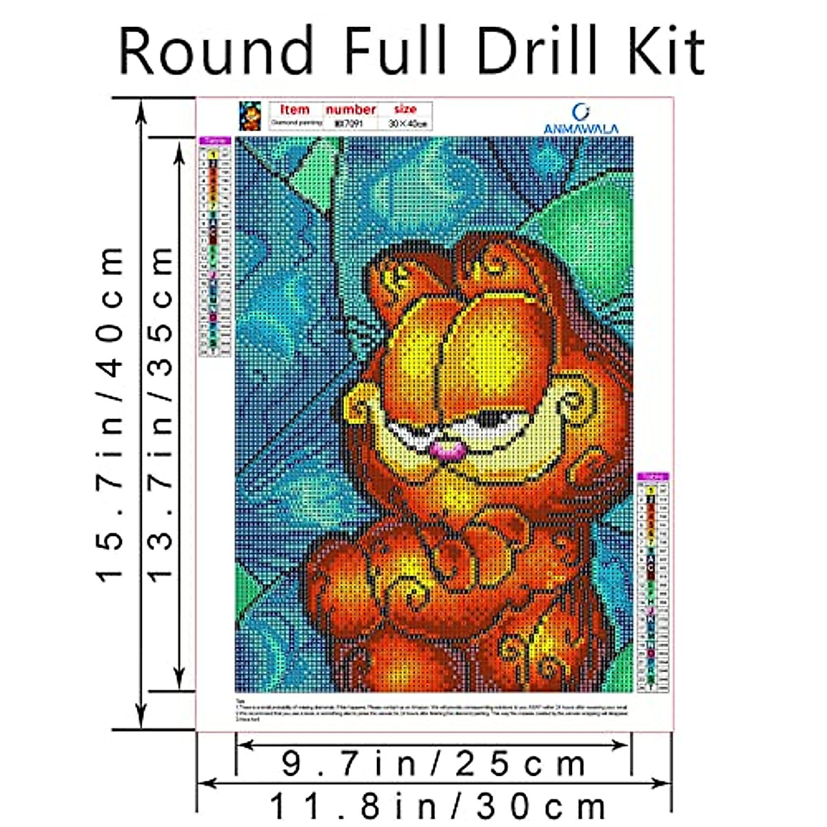 Anmawala Diamond Painting Kits for Adults,Diamond Art Kit Full Drill,5D Paint with Diamond for Wall Decor, Gift.