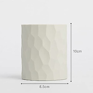 Pen Holder, Silicon Pen Cup, Cute White Silicone Pencil Organizer, Office Accessory Organization, Makeup Brush Pen Holder Organizer for Desk